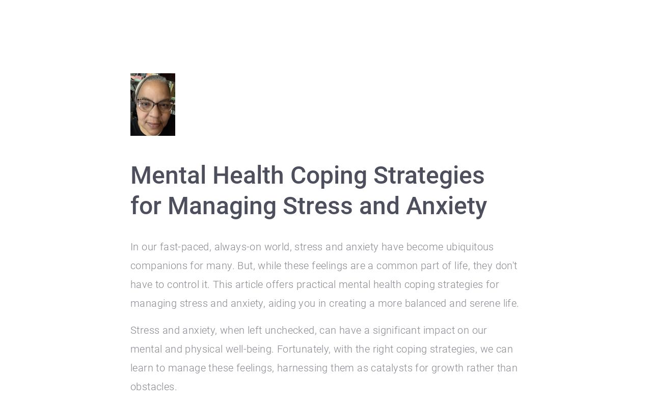 Mental Health Coping Strategies